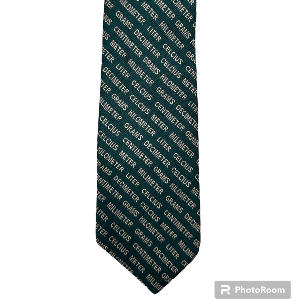 Green Science Theme Tie For Teacher Professor - Gem